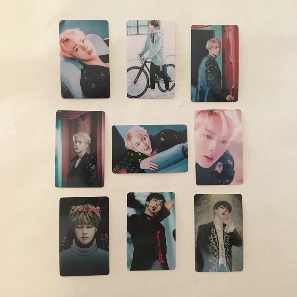 Bts Jin Crystal Card Stickers - Gem